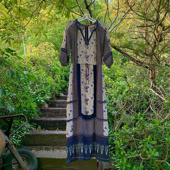 Rebecca Taylor | Dresses | Rebecca Taylor Bohemian Maxi Silk Prairie Dress | Poshmark